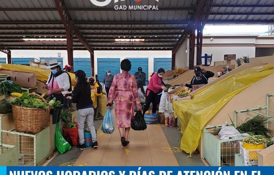 MERCADO MUNICIPAL: NUEVOS HORARIOS Y DÍAS DE ATENCIÓN – GAD Municipal ...
